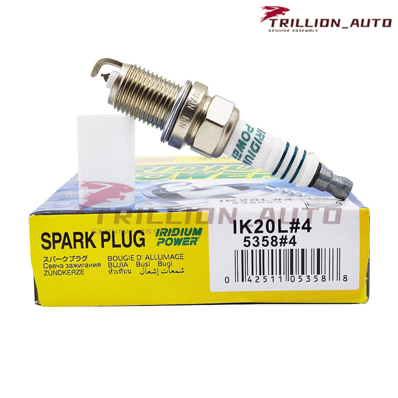 4pcs IK20L 5358 IRIDIUM SPARK PLUG DENSO HONDA CIVIC ACCORD CRV CITY ...