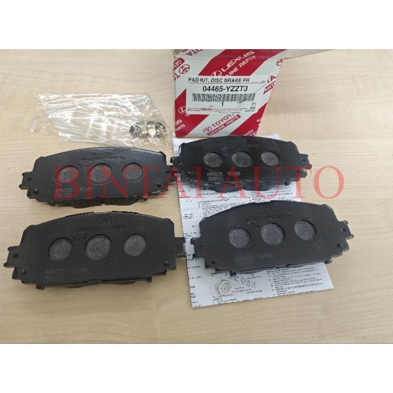 *ORIGINAL TOYOTA NCP93, NCP150 VIOS 07-16 FRONT/ DEPAN BRAKE PAD G,S ...
