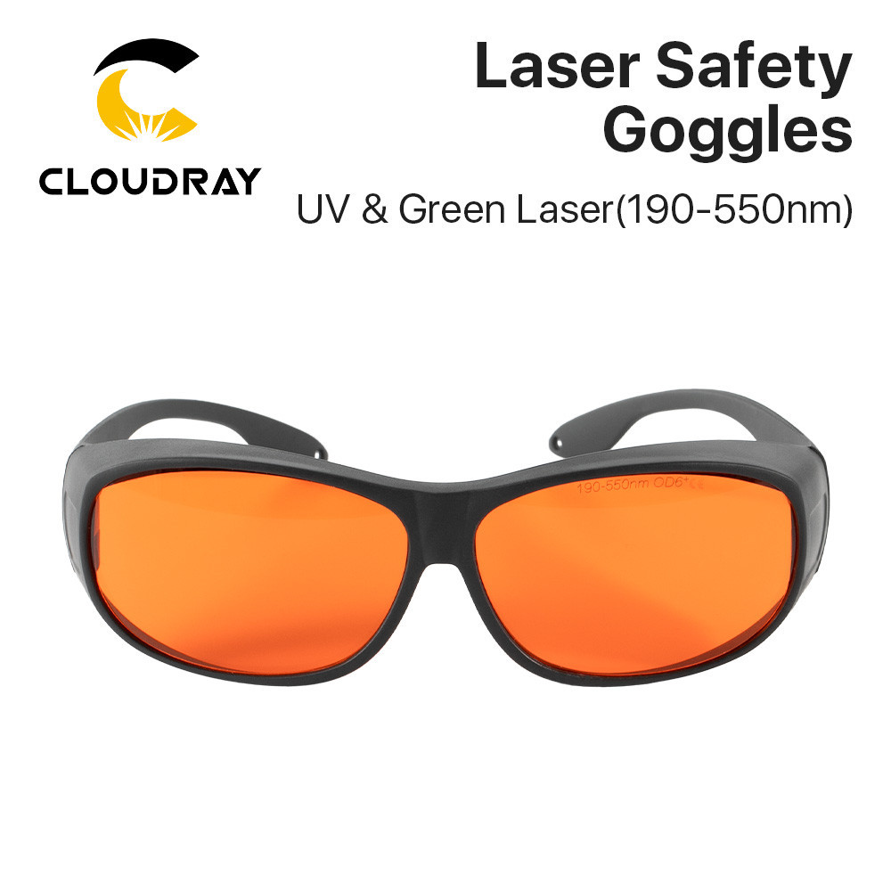 Cloudray OD6+ 355nm 532nm UV Laser Safety Goggles 190-550nm Protective Glasses Shield Protection ...