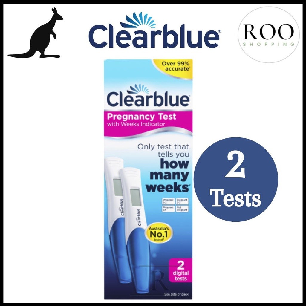 Clearblue Digital Pregnancy Test Weeks Indicator 2 Tests | Shopee Malaysia