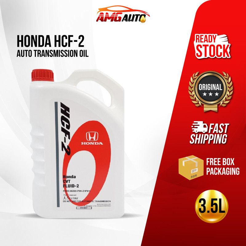 ORIGINAL HONDA HCF-2 (3.5L) AUTO TRANSMISSION OIL CVT FLUID-2 GEAR OIL HCF2 08269-P99-Z8FM1 Auto ...