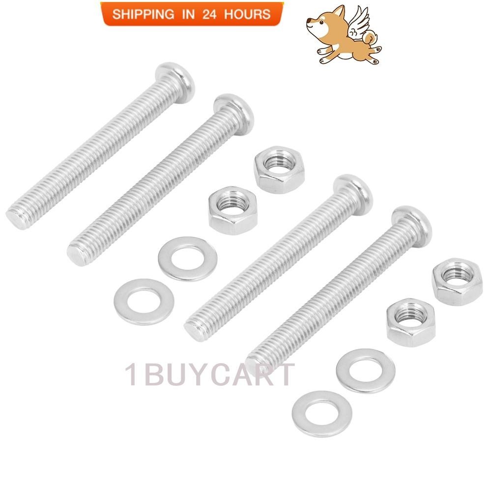 Buybest1 4 Sets Swimming Pool Step Fastener Bolts Nut Underwater Ladder ...