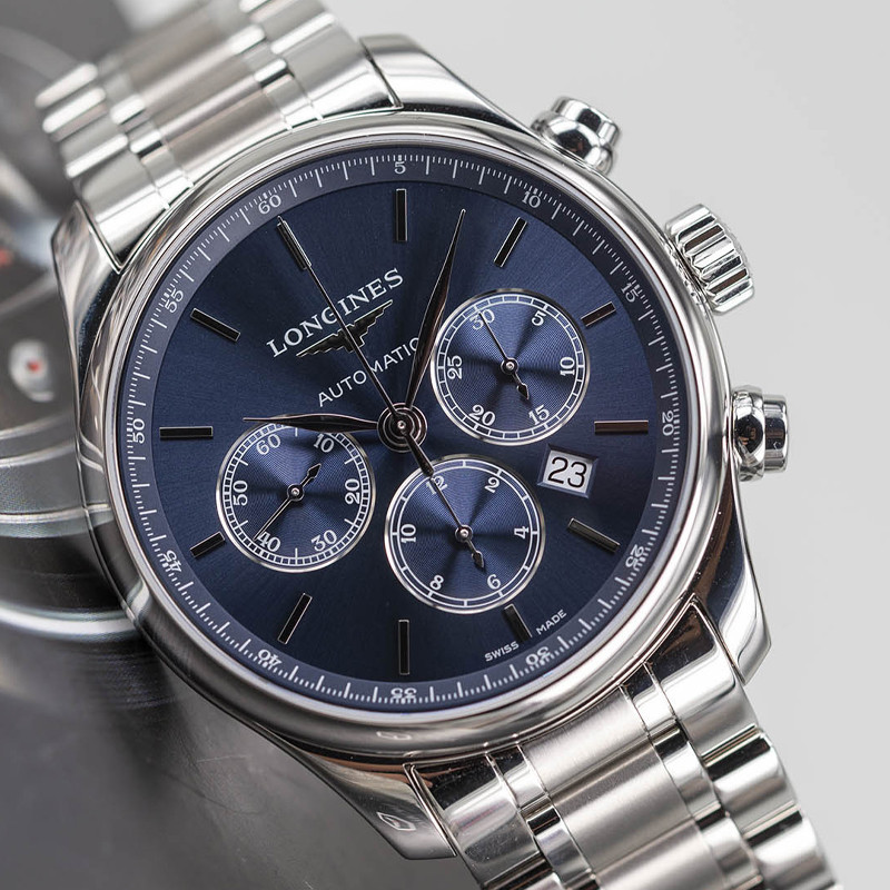 Logines Watches Famous Craftsman Series Three Eyes Chronograph ...