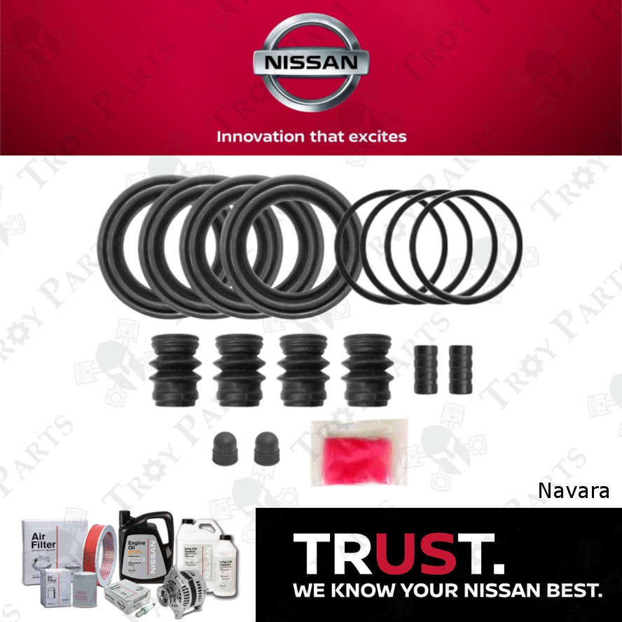 (45mm) Original Nissan (Front) Disc Brake Caliper Repair Kit (Full ...