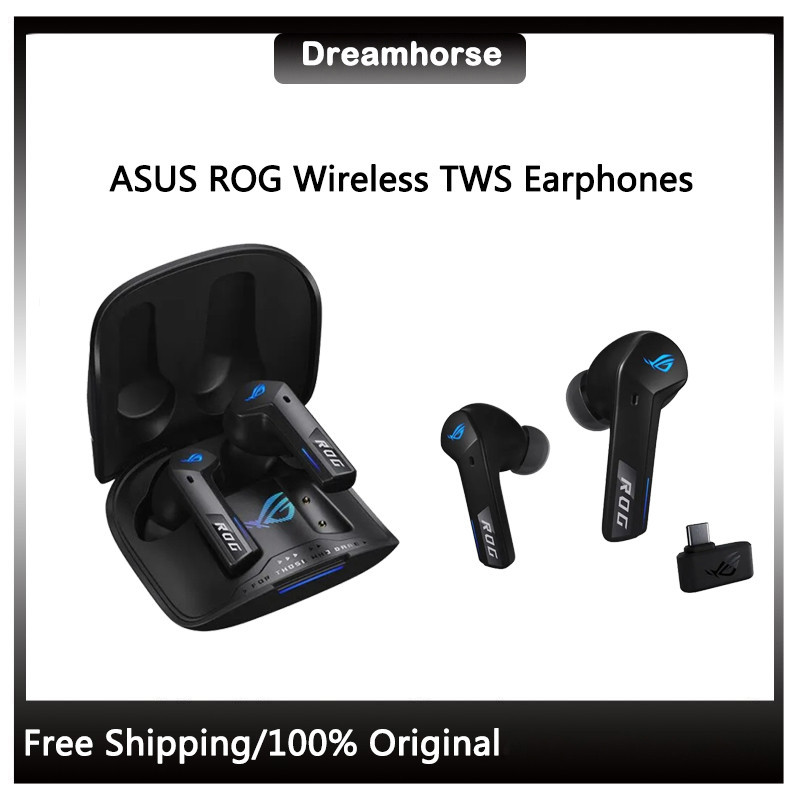 ASUS ROG Wireless gaming headphones TWS Earphones with low-latency IPX4 ...