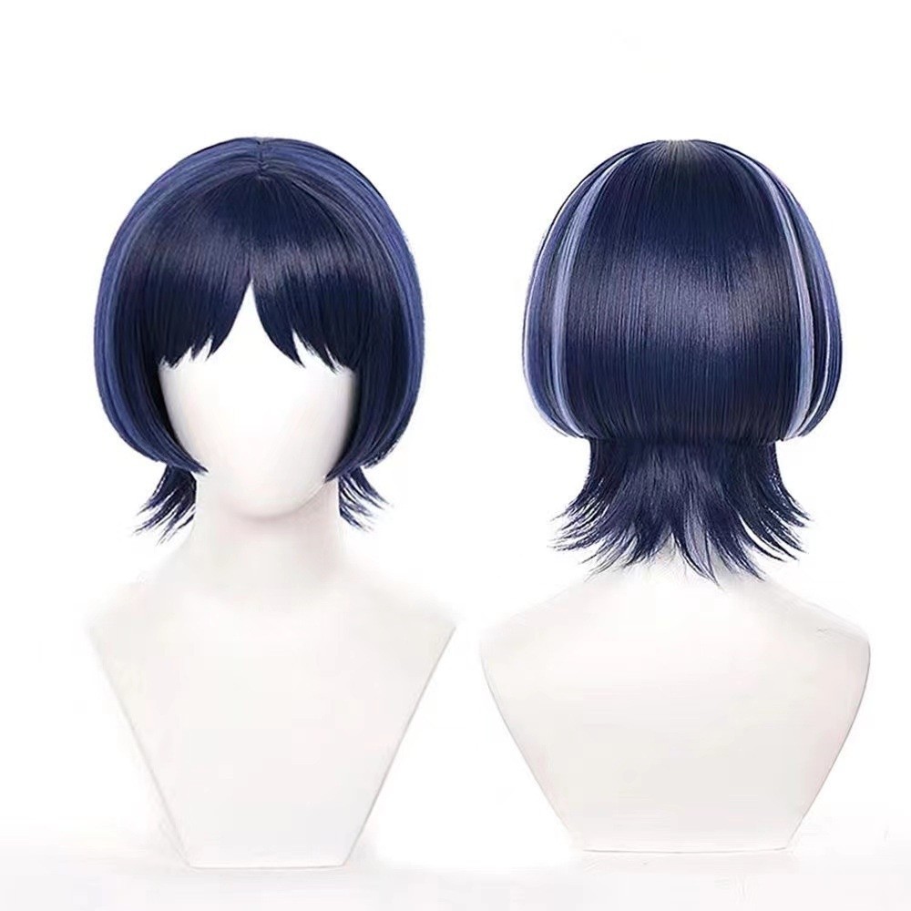 Genshin Impact wanderer Cosplay Gaming figure Wig Synthetic Wigs Heat ...