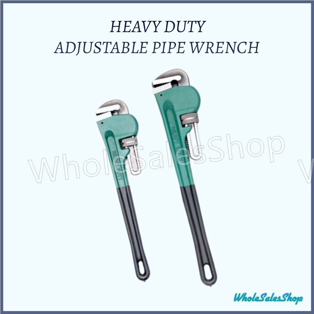 [36"-48"] HEAVY DUTY AMERICAN STYLE ADJUSTABLE PIPE WRENCH PLUMBER ...
