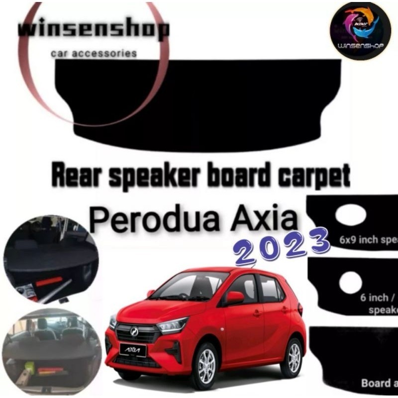 PERODUA AXIA 2023 ALL SPEC SPEAKER BOARD / BOARD CARPET SET / 6INCH /6 ...