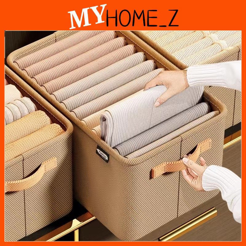 MYHZ_ Steel Frame New Foldable Clothes Storage Box Thickened Steel ...