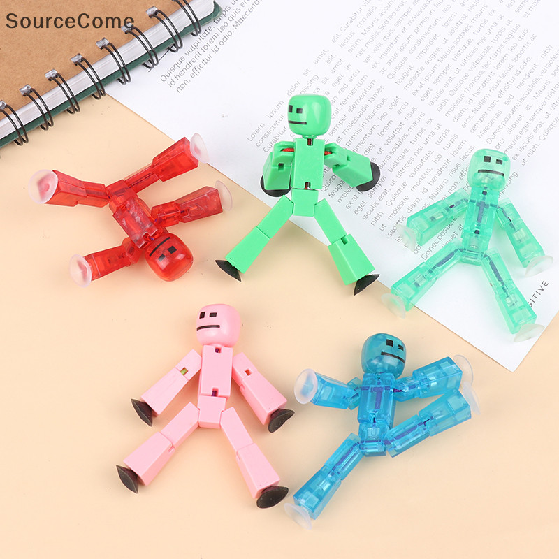 SourceCome Suction Cup Stickbot Toys Sticky Robbot Toys For Boys Stick ...