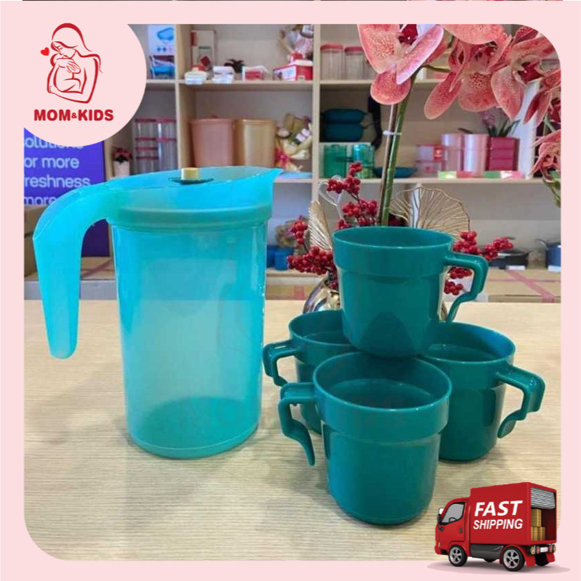 Tupperware 2L Illumina Pitcher 350ml Aloha Mugs Limited Edition 2024 ...