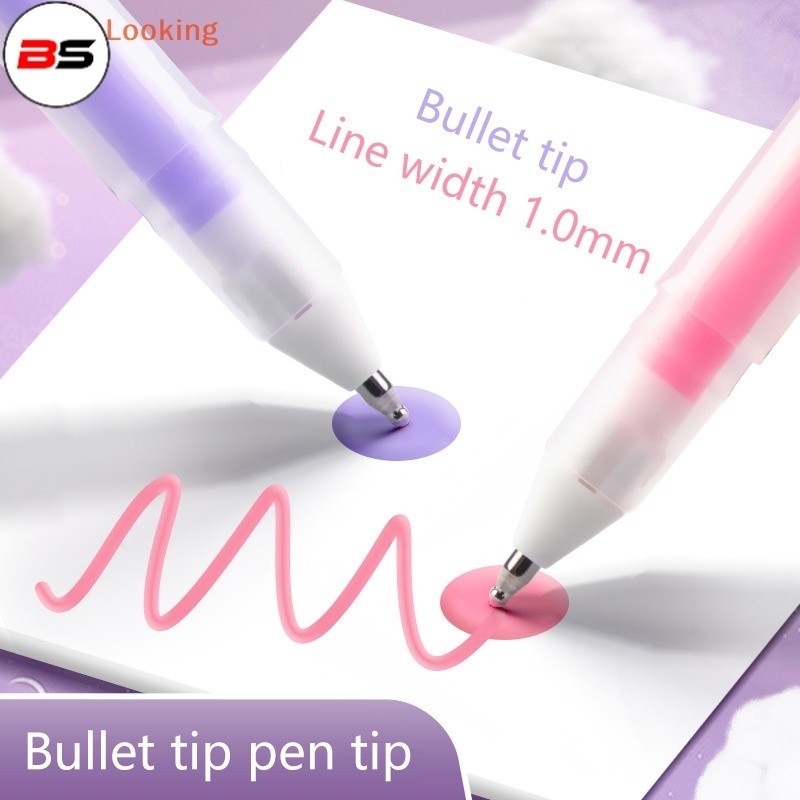 BS School Kawaii Stationery Supplies Creative Cute 1.0mm Bullet Head 3D ...