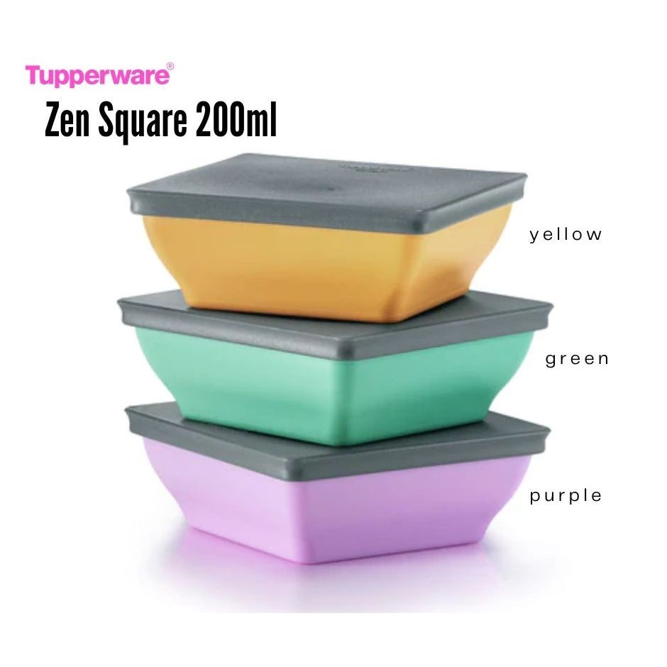 TAKN Tupperware 200ml Zen Liquid Tight Mini Container Bekas Sambal ...
