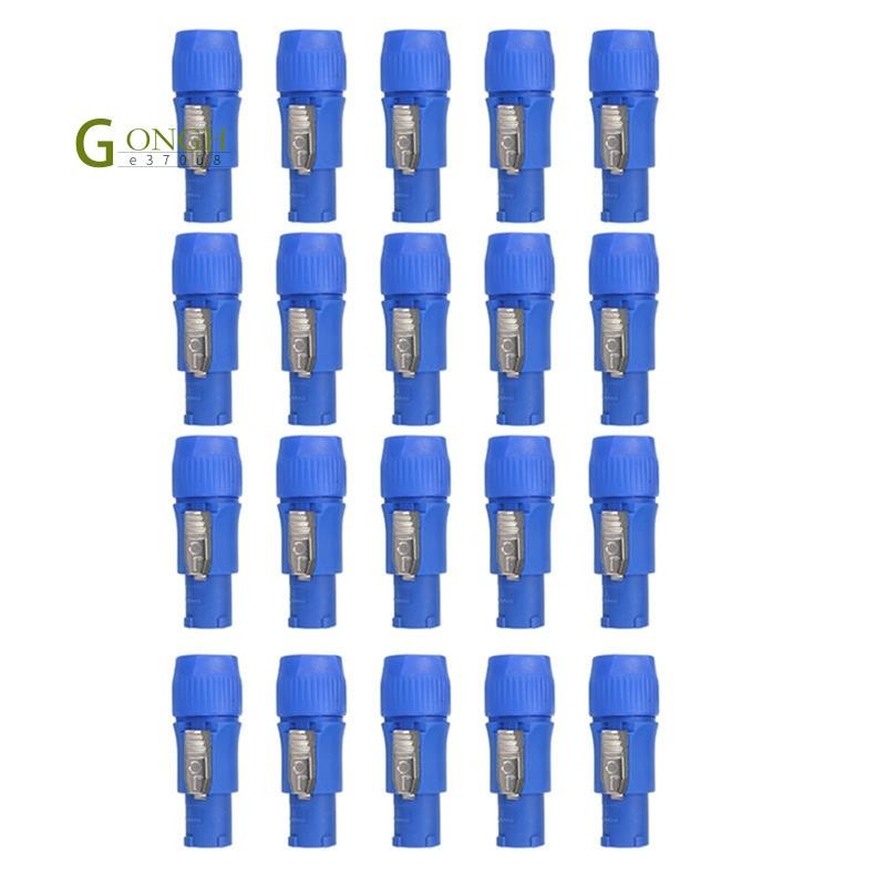 20Pcs 3 PIN AC Powercon Connector Male Plug NAC3FCA NAC3FCB AC Cable ...