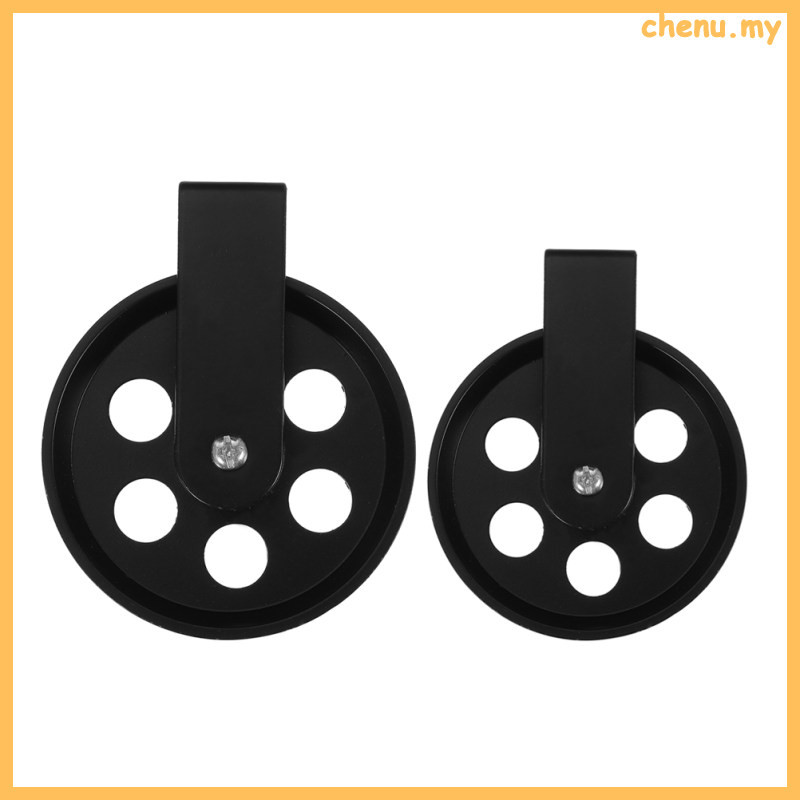 2pcs Industrial Light Pulley System for Pendant Lights Black Pulley ...