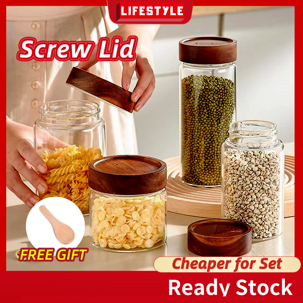 Balang Kuih Raya Balang kaca kuih raya balang kerepek Jar Airtight ...