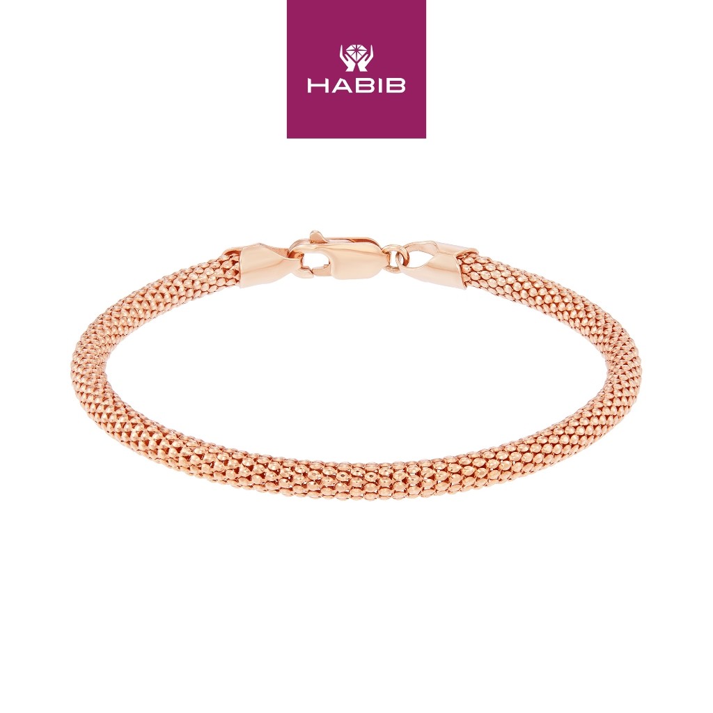 HABIB 925 Silver Bracelet 036 CORB36FLD(W) | Shopee Malaysia
