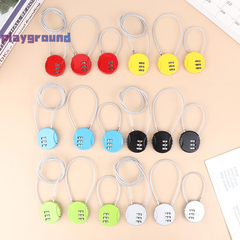 [playground] 13/20/50cm Wire Rope Digit Padlock Password Code Security Lock Smart Combination ...