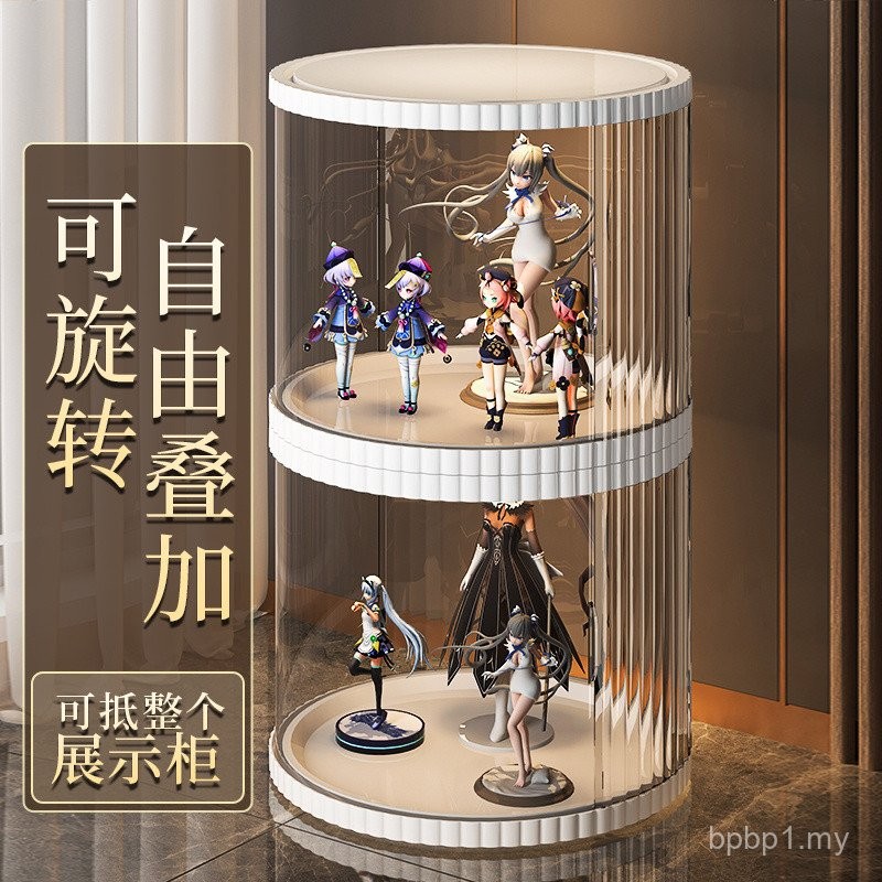 Rotating Lego Hand-Made Display Cabinet Toy Storage Cabinet Transparent ...