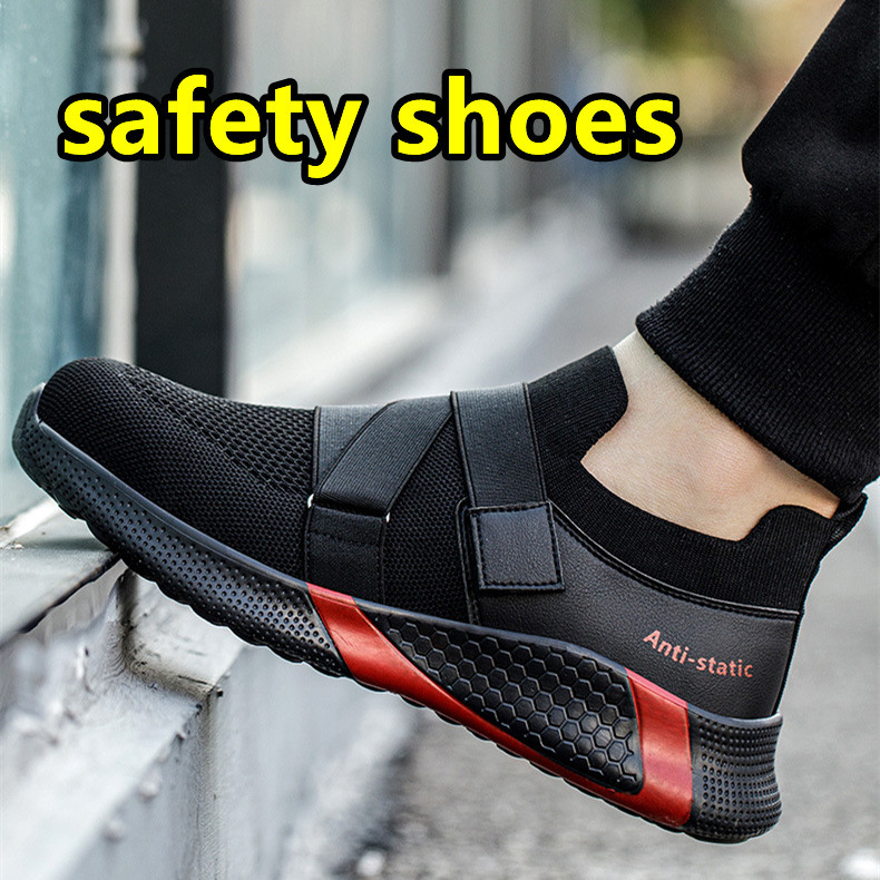 Labor Protection Shoes Men Anti-smashing Anti-puncture Lightweight ...