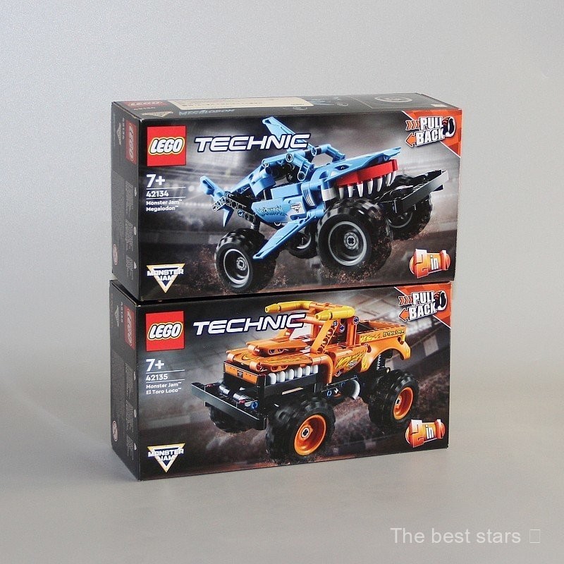 Lego Mechanical Set 42134 Megalodon Shark Car 42135 Off-Road Vehicle ...