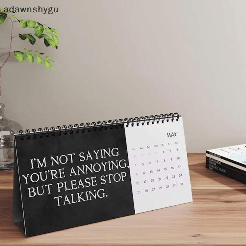 adawnshygu Funny 2025 Desk Calendar Humor Coworkers Manager Friend ...
