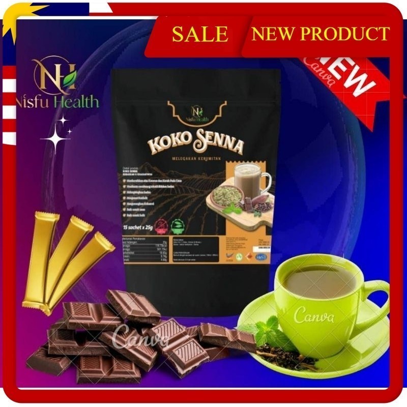 (Koko Senna / Stevia, Minuman coklat) kopi senna, kopi sanna, teh senna ...