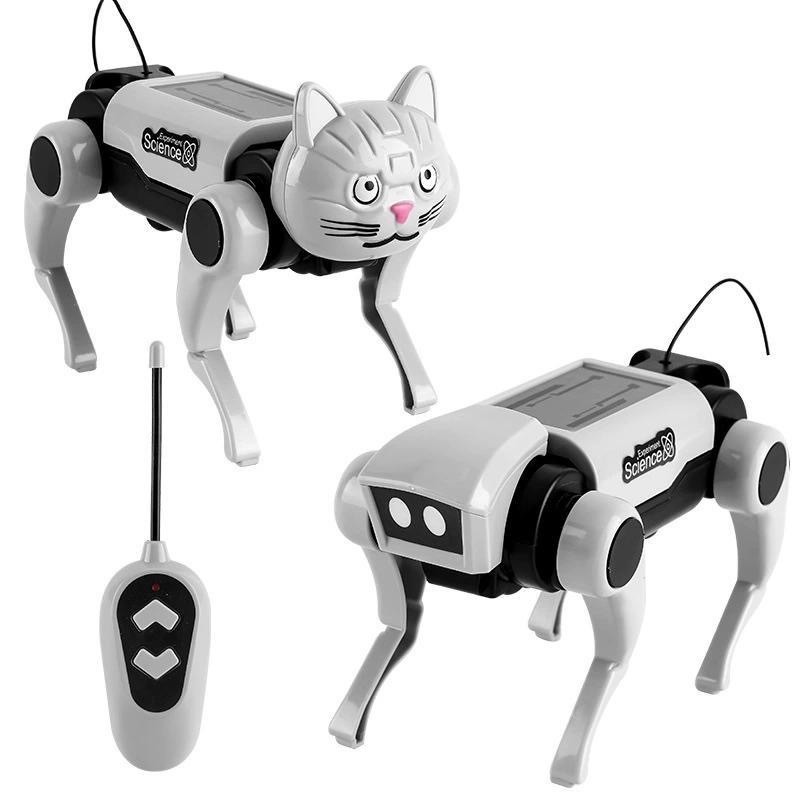 Assemble Children Remote Control Mechanical Dog Robot Electric Remote ...