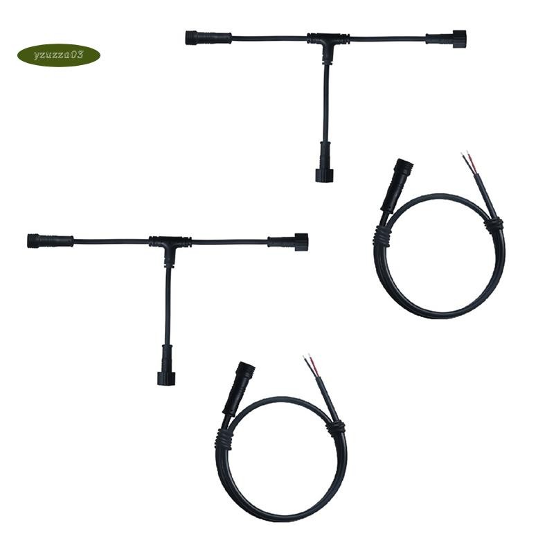 T-Shaped Tee 2P Series Waterproof Wire T-Shaped Single-Ended Extension ...