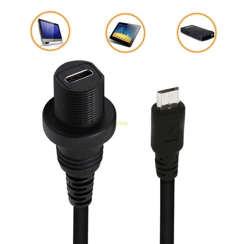 BT Fast Speed USB C Female to 5Pin Male Sync Cable Dashboards Flush ...