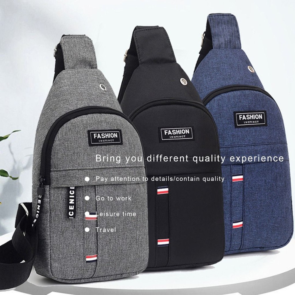 Beg Silang Lelaki Waist Chest Pouch Bag Men Sling Bag Men Messenger ...