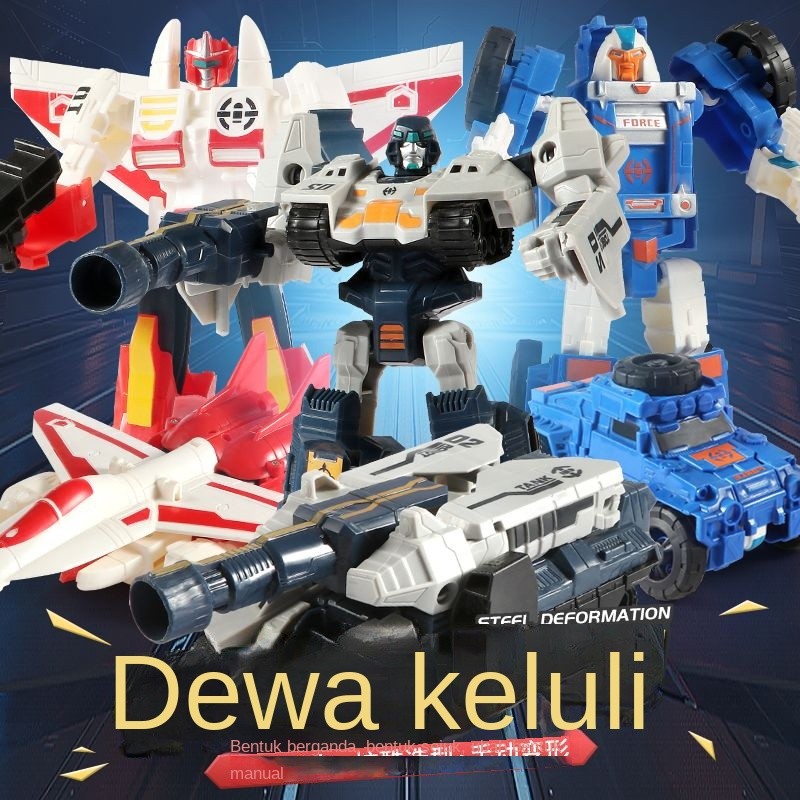 Big Transforming Children's Toy Robot Boy Car Airplane Tank Model ...