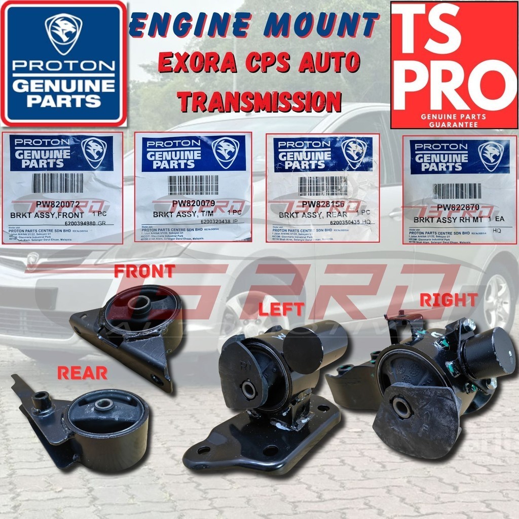 Proton Exora CPS Auto Transmission Genuine Engine Mount Mounting Enjin PW820072 PW828156 ...
