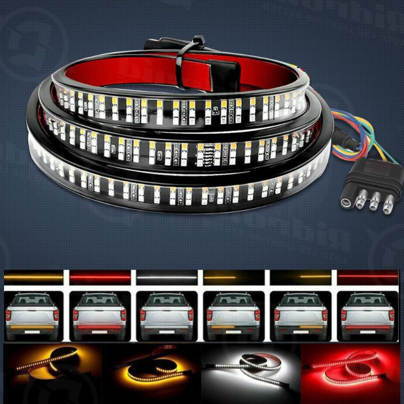 LED Car Trunk Tailgate Light Bar Driving Signal Flow Lamps Warning LED ...