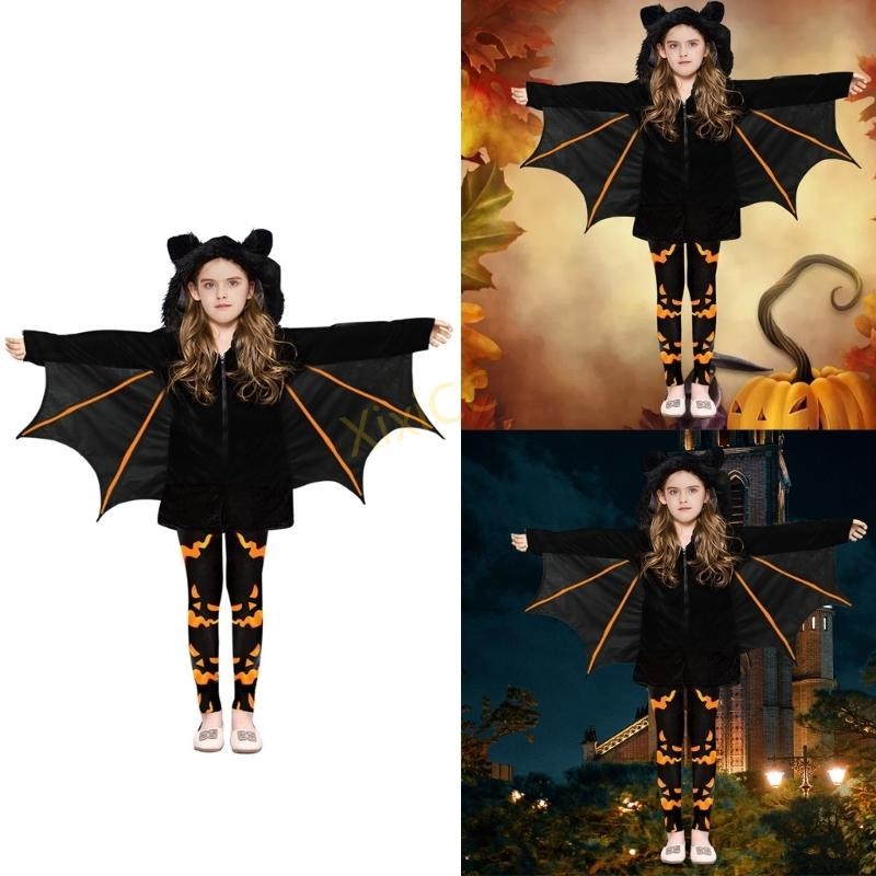 XixiCC Vampire Bat Costume Cute Animal Dress Up Costume Accessories for ...