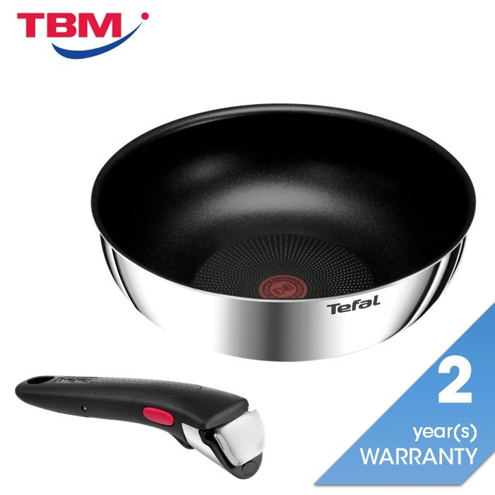 Tefal L89777 PLUS L98630 Ingenio Emotion Wok Pan 26cm + Removable ...
