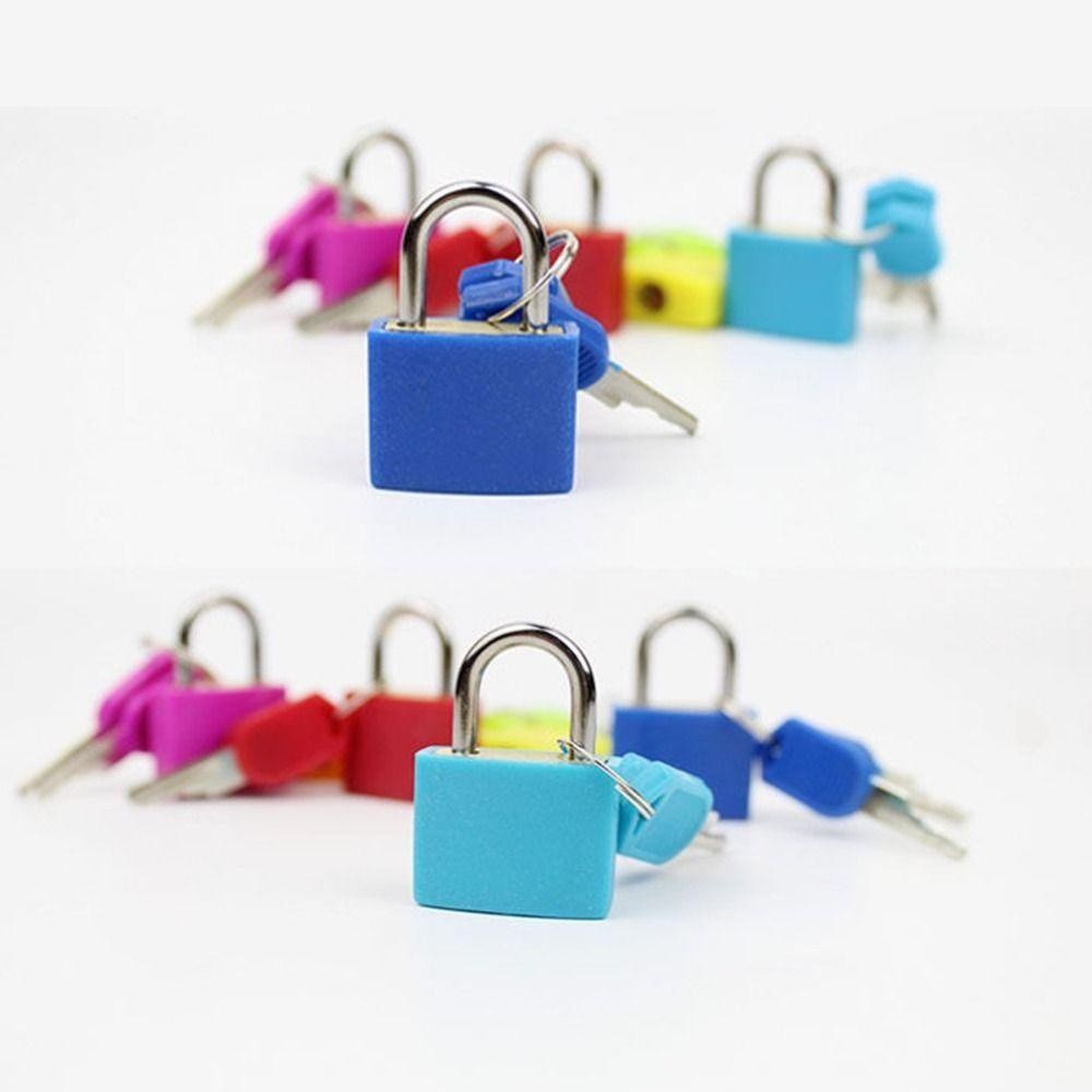 23mm Neon Colored Padlock Plastic Coated 23mm Brass Luggage Alloy Pad ...