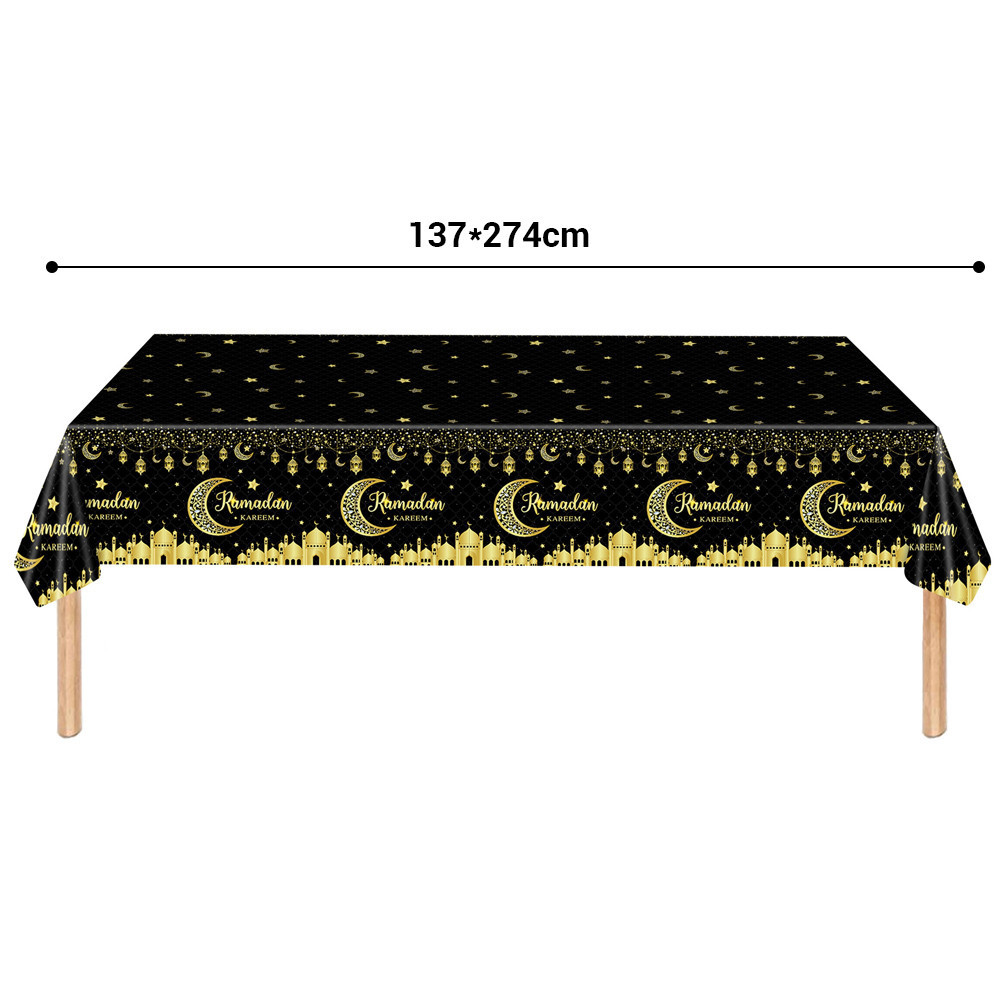 Hari Raya 2024 Ramadan Mubarak Tablecloth Islamic Table Cover for EID ...