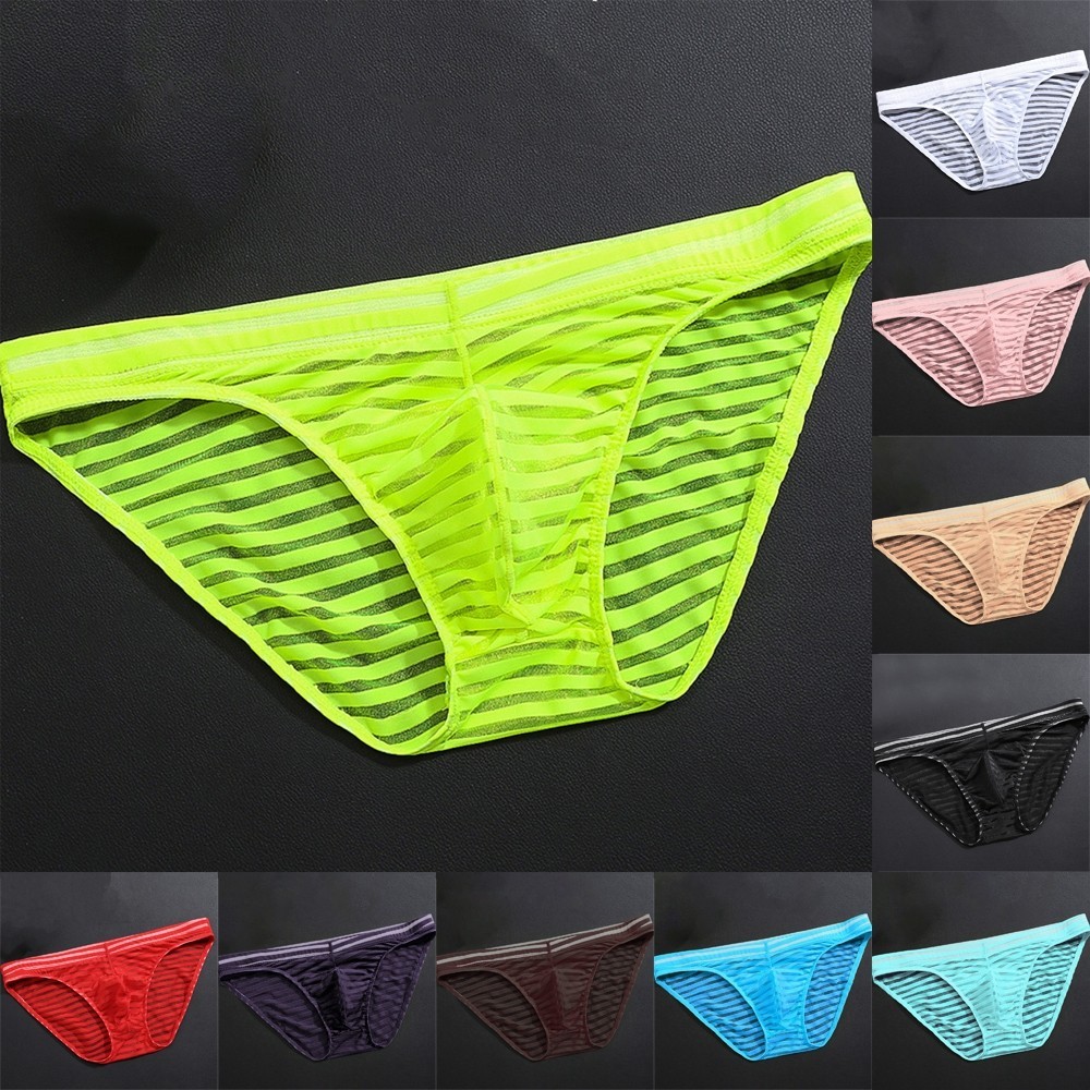 Thin and Breathable Transparent Boxer Briefs Underwear Nylon Panties ...