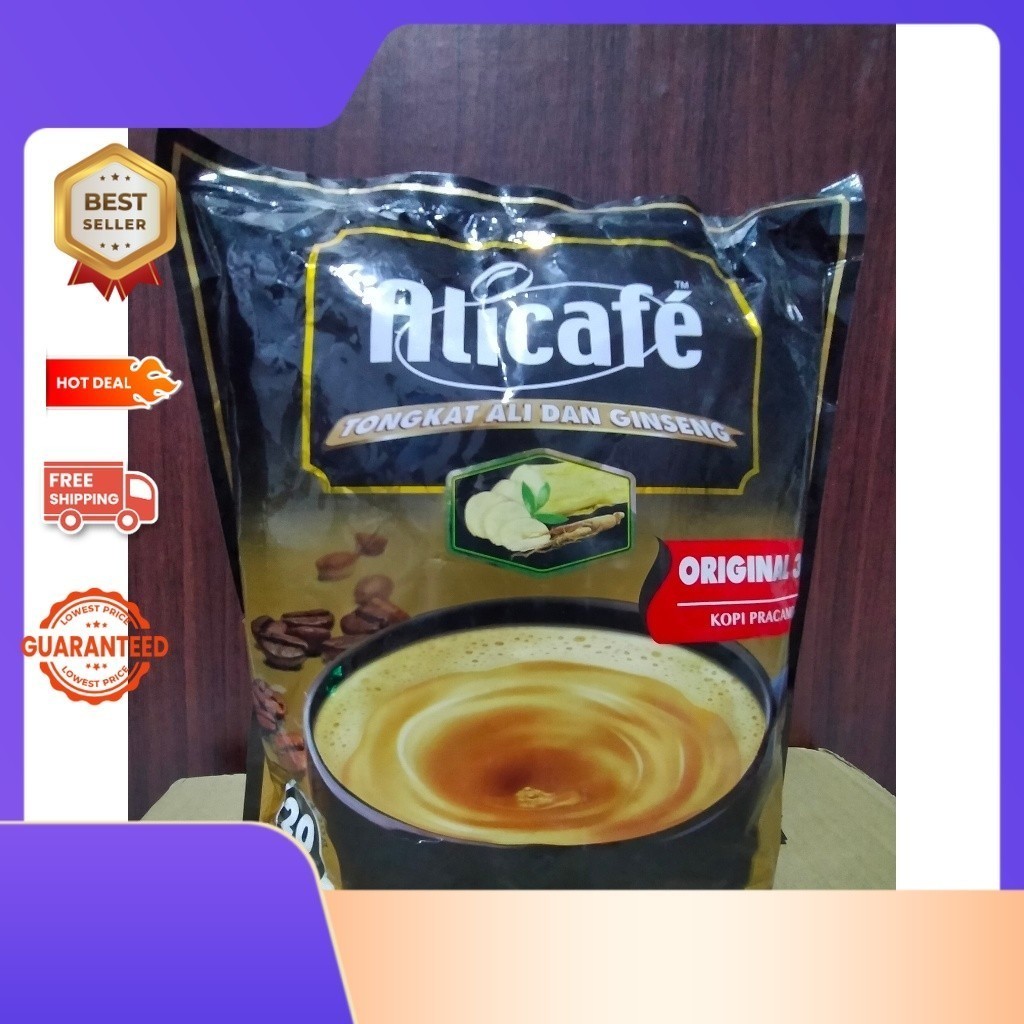 Alicafe Tongkat Ali & Ginseng Original (30g x 20' & 30g x10') | Shopee ...