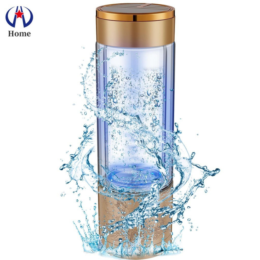Hydrogen Water Bottle USB Rechargeable Hydrogen Water Generator 300ML ...
