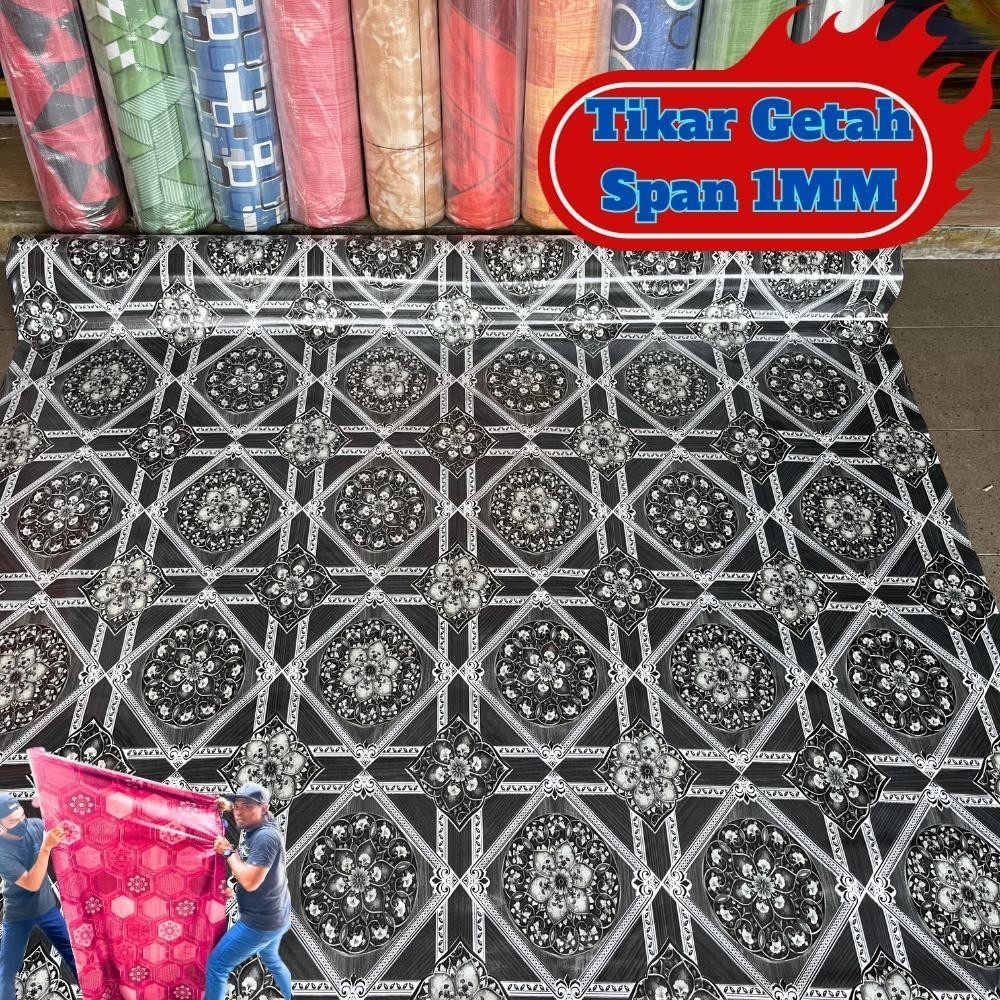 Tikar Getah Span Harga Kilang 1 roll ( 20 meter x 1.83m x 1mm ) raya ...