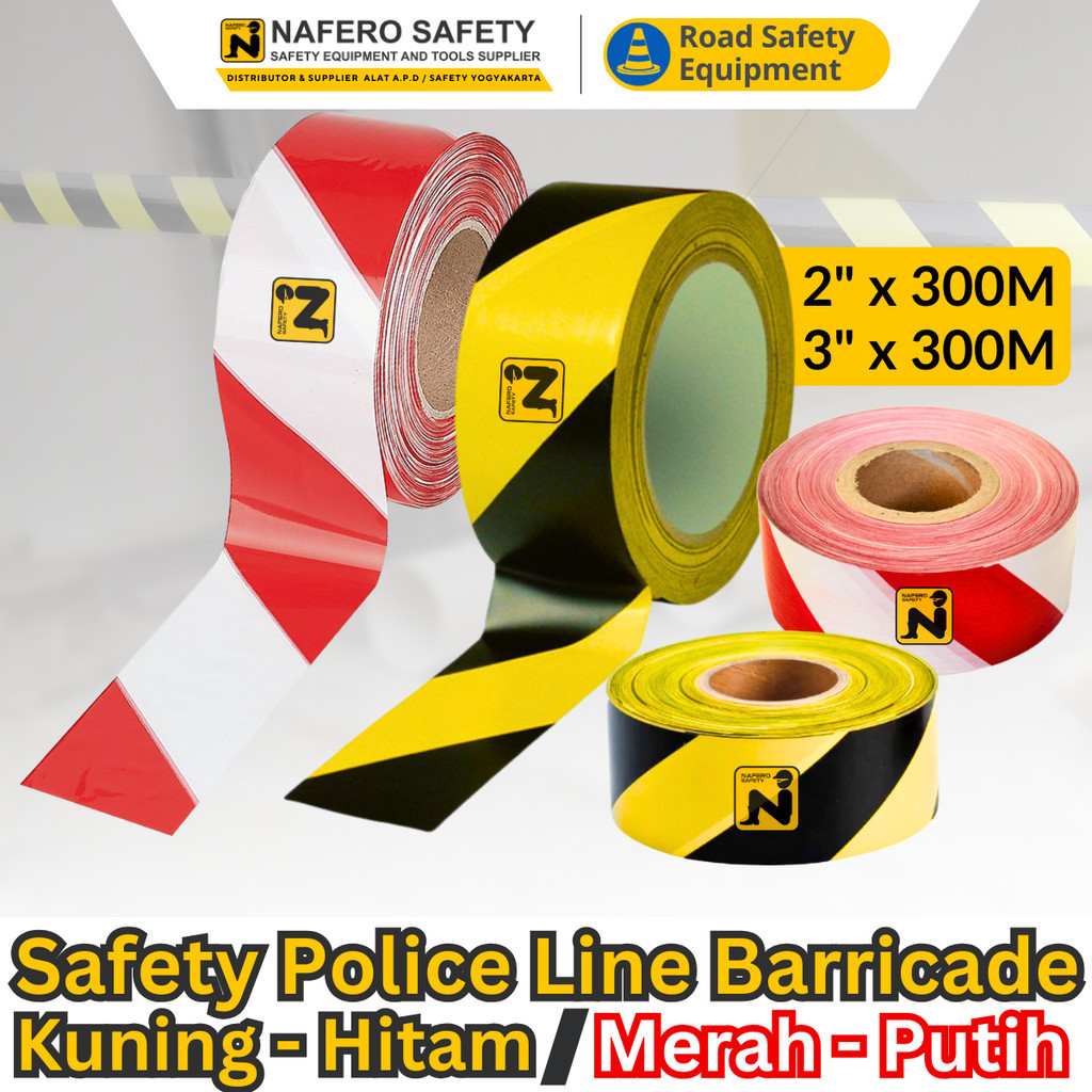YELLOW LINE POLICE LINE POLICE LINE BARICADE SAFETY LINE | Shopee Malaysia