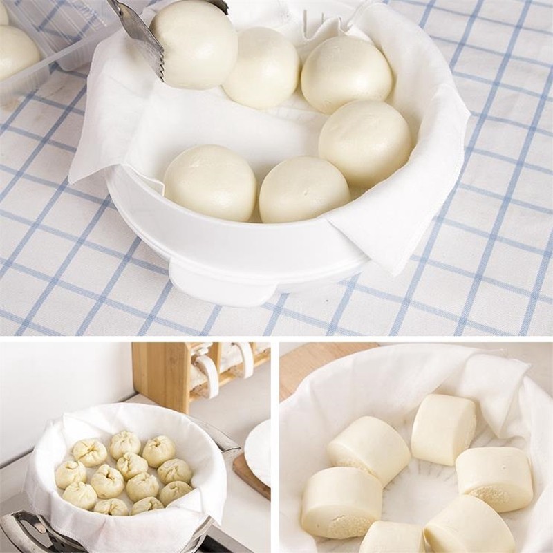 Towel Japanese Style Cotton Steamer Cloth Cage Steamed Buns Dumplings ...
