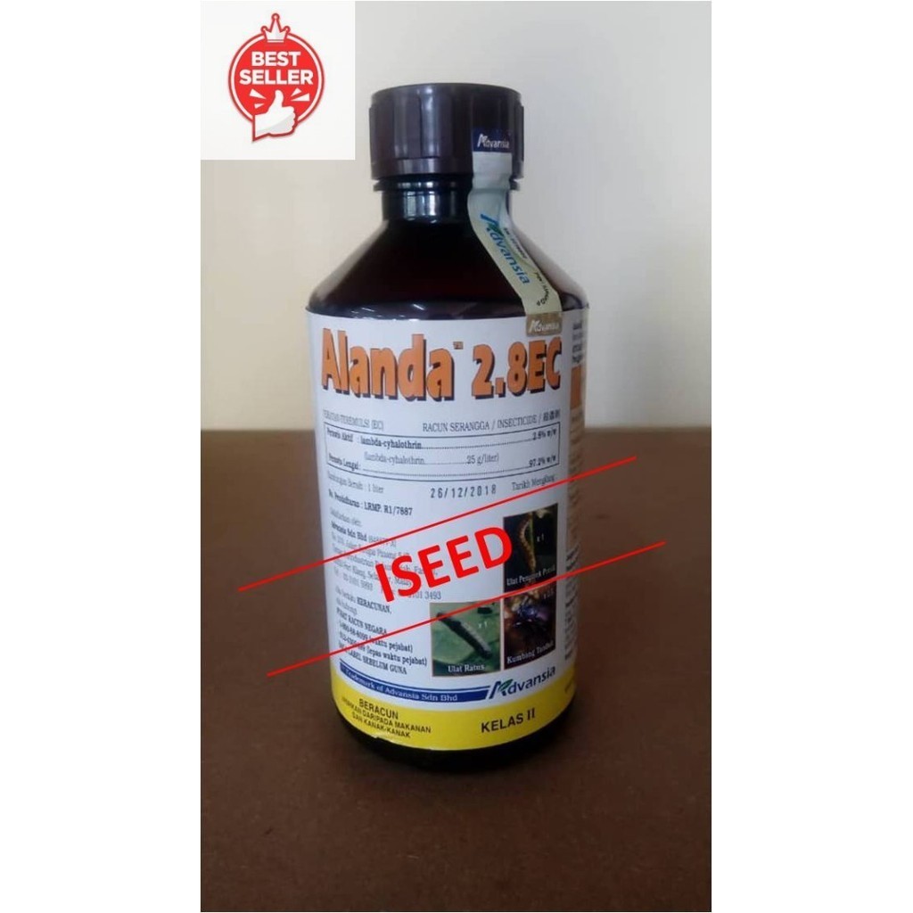 ADVANSIA ALANDA 2.8EC 1 LITER Lambda-Cyhalothrin 2.8% Racun Serangga (Ulat Ratus/Pengorek Pucuk ...