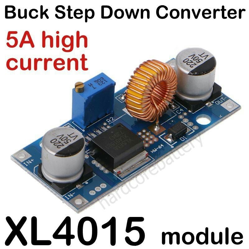 XL4015 DC-DC Adjustable Buck step down voltage converter 5A high ...