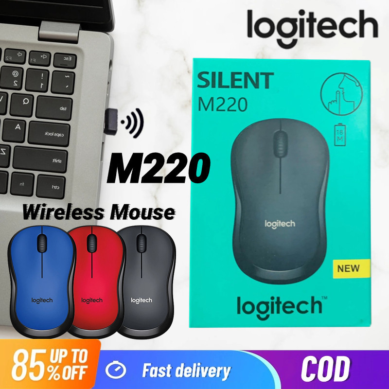 Logitech M220 Wireless Mouse Basic Mice, 2.4 GHz with USB Mini Receiver ...