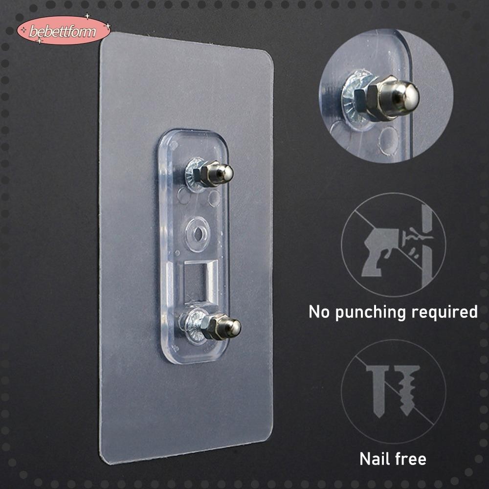 LIKE Double Hole Screw Sticker, Wall Hanger No Punching Traceless Nail ...