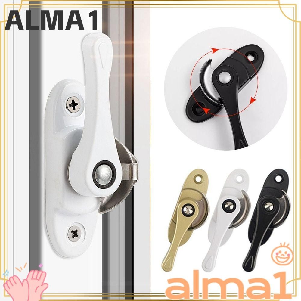 ALA Window Lock Buckle, Double-sided Aluminum Alloy Window Safety Lock ...