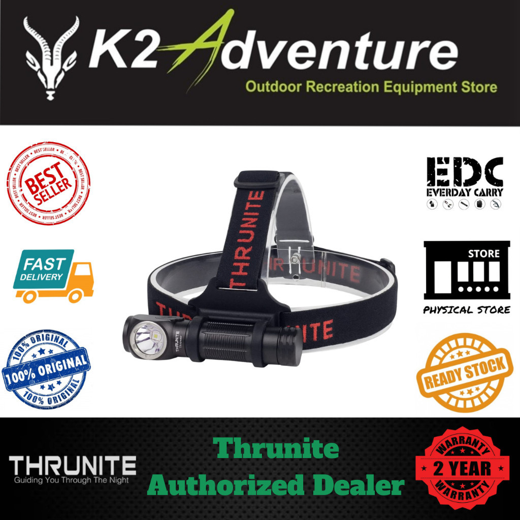 ThruNite Thrower LUMINUS SFT40 CW LED 1755L Rechargeable Headlamp (100% ...